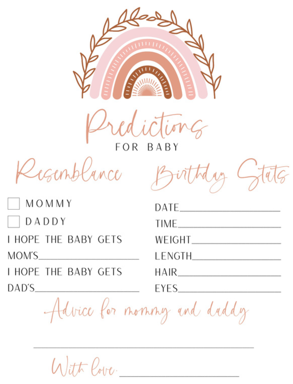 Toodly Baby Shower Printable Games – Toodly Paris